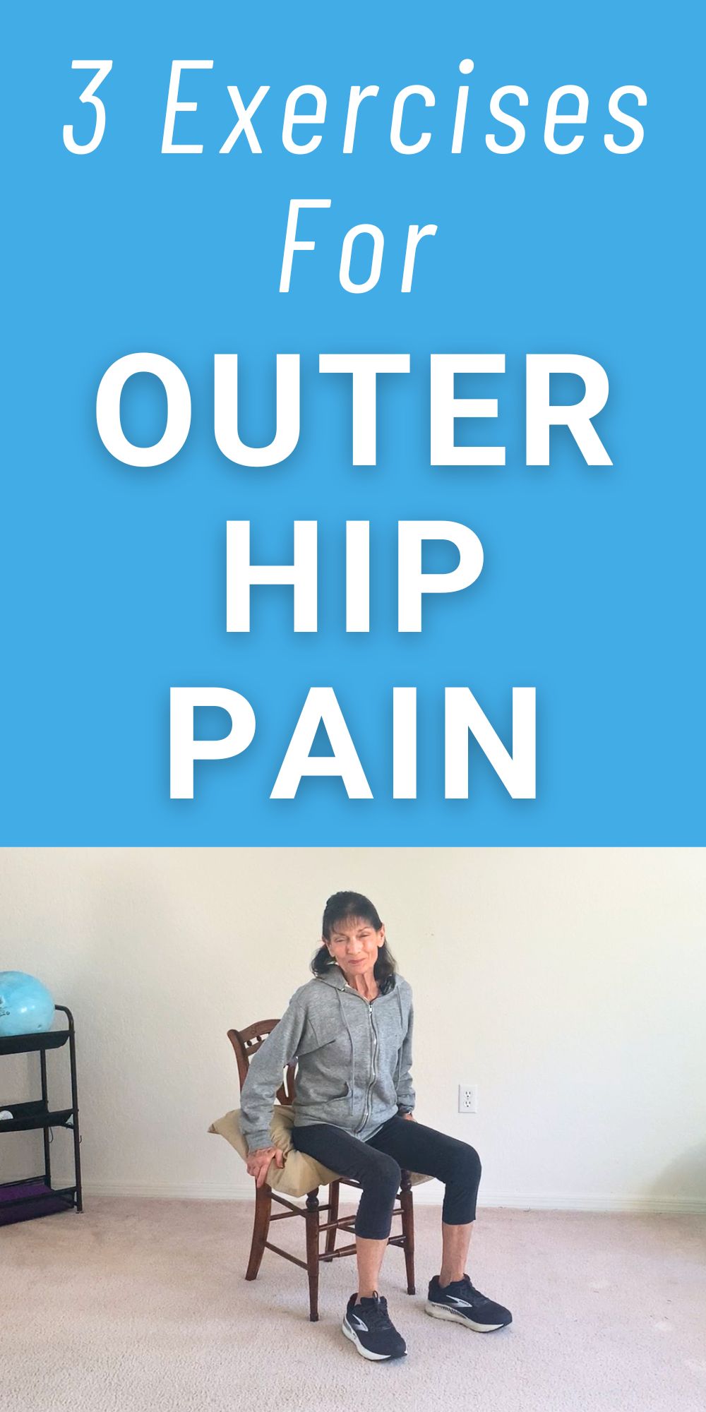 3 Exercises For Outer Hip Pain - Fitness With Cindy